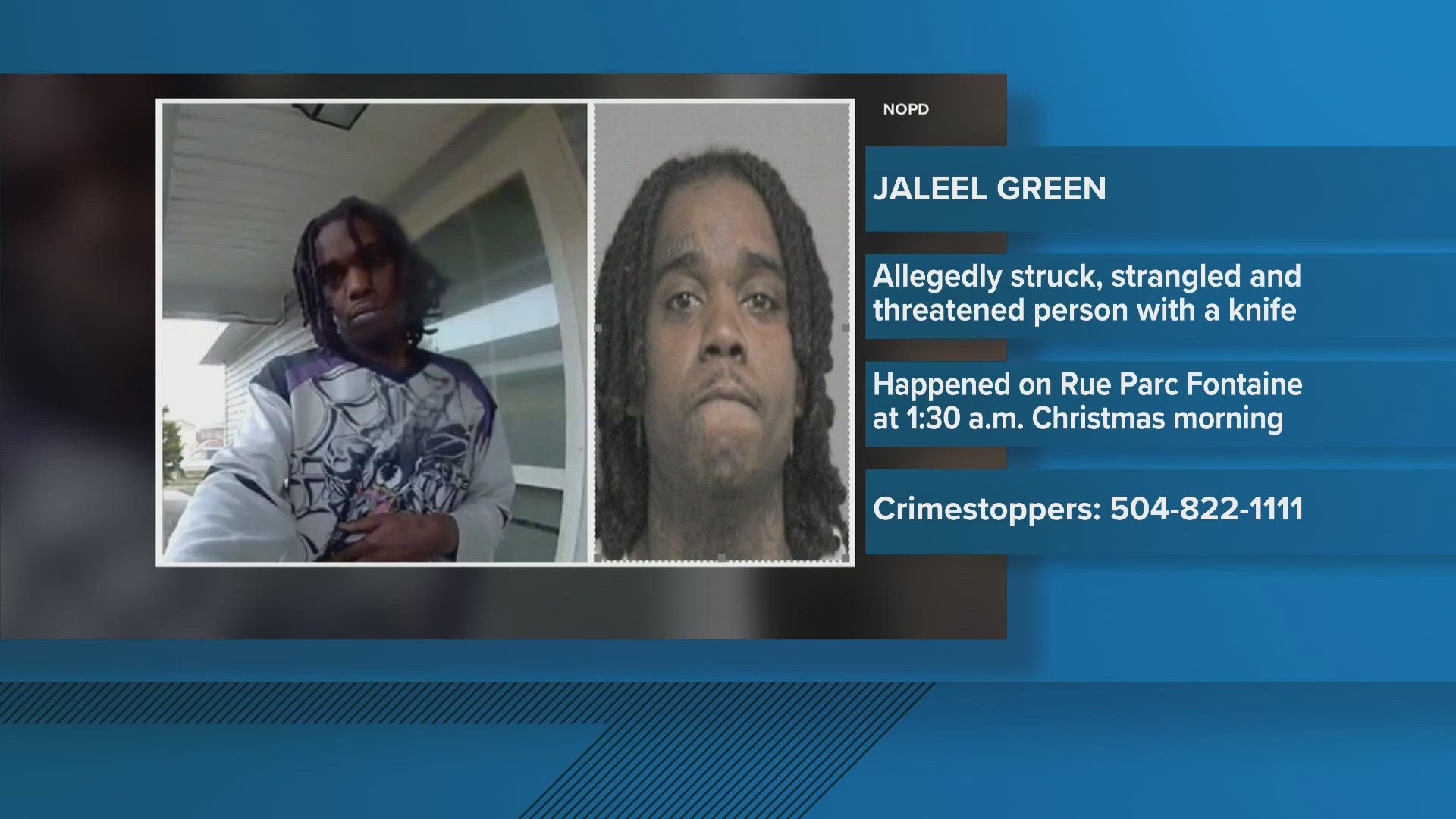NOPD searching for man accused of strangling