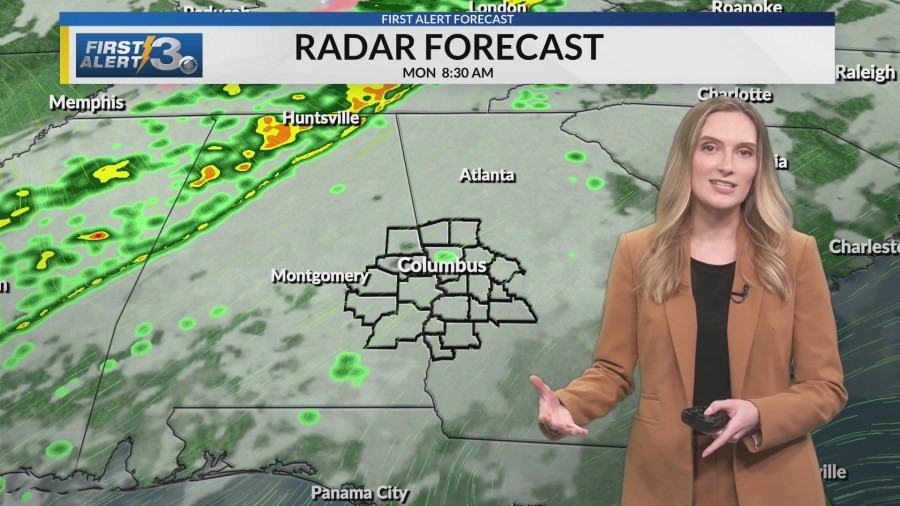 Cold front brings rain on Monday and then lows in the 20s