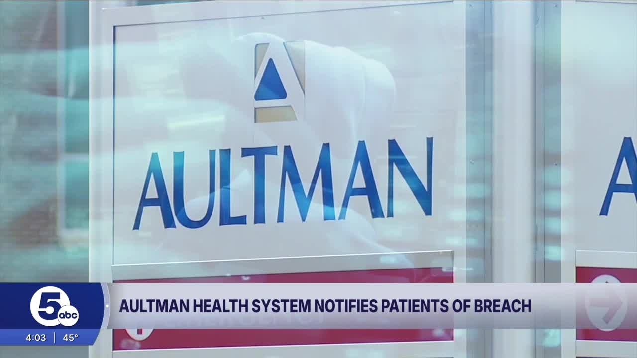 Third-party data breach may affect some Aultman Health System patients