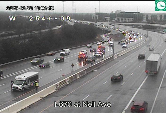 Crash involving COTA shuttle caused delays on I-670, state Route 315