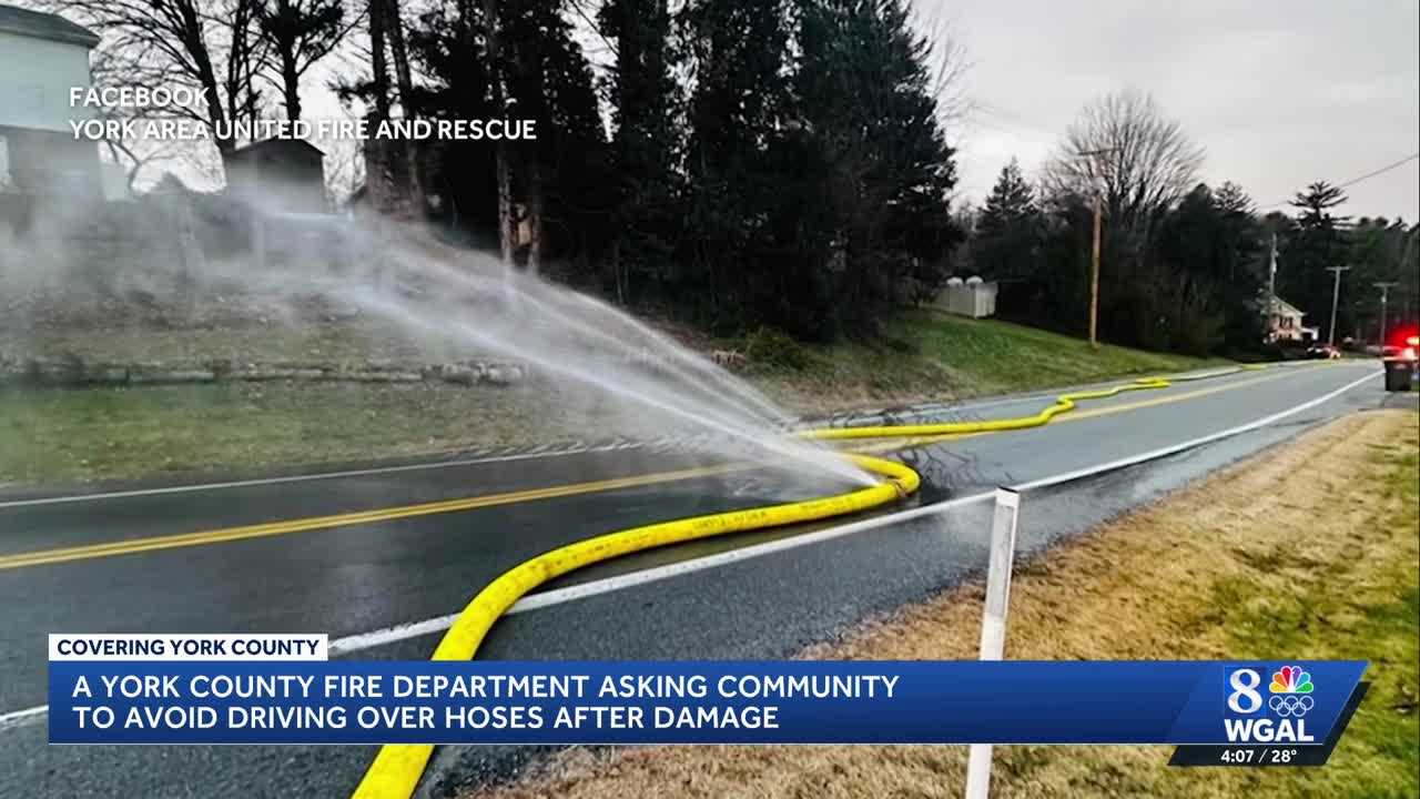 Fire company's hose run over twice in the same week