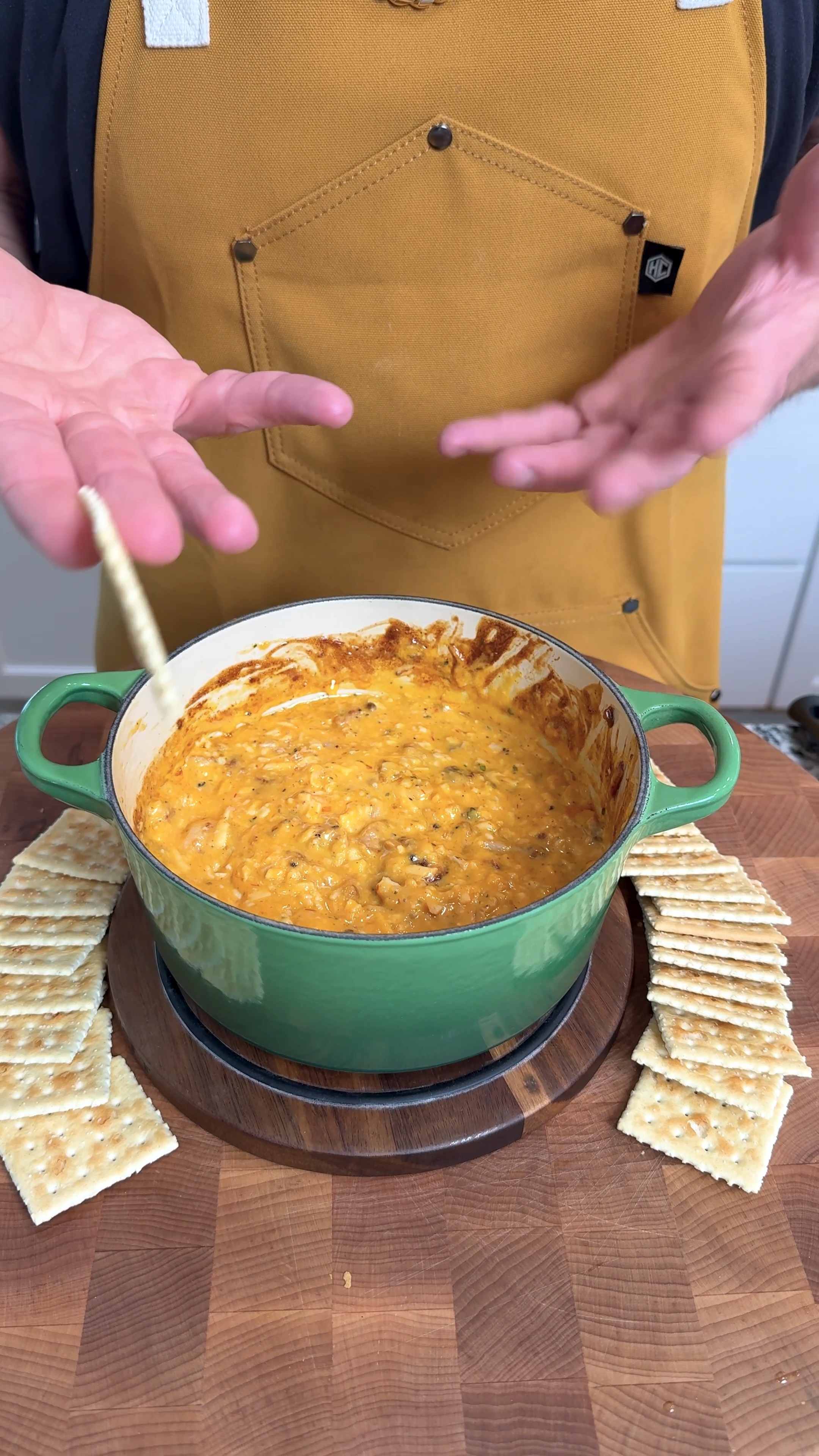 Classic buffalo chicken dip