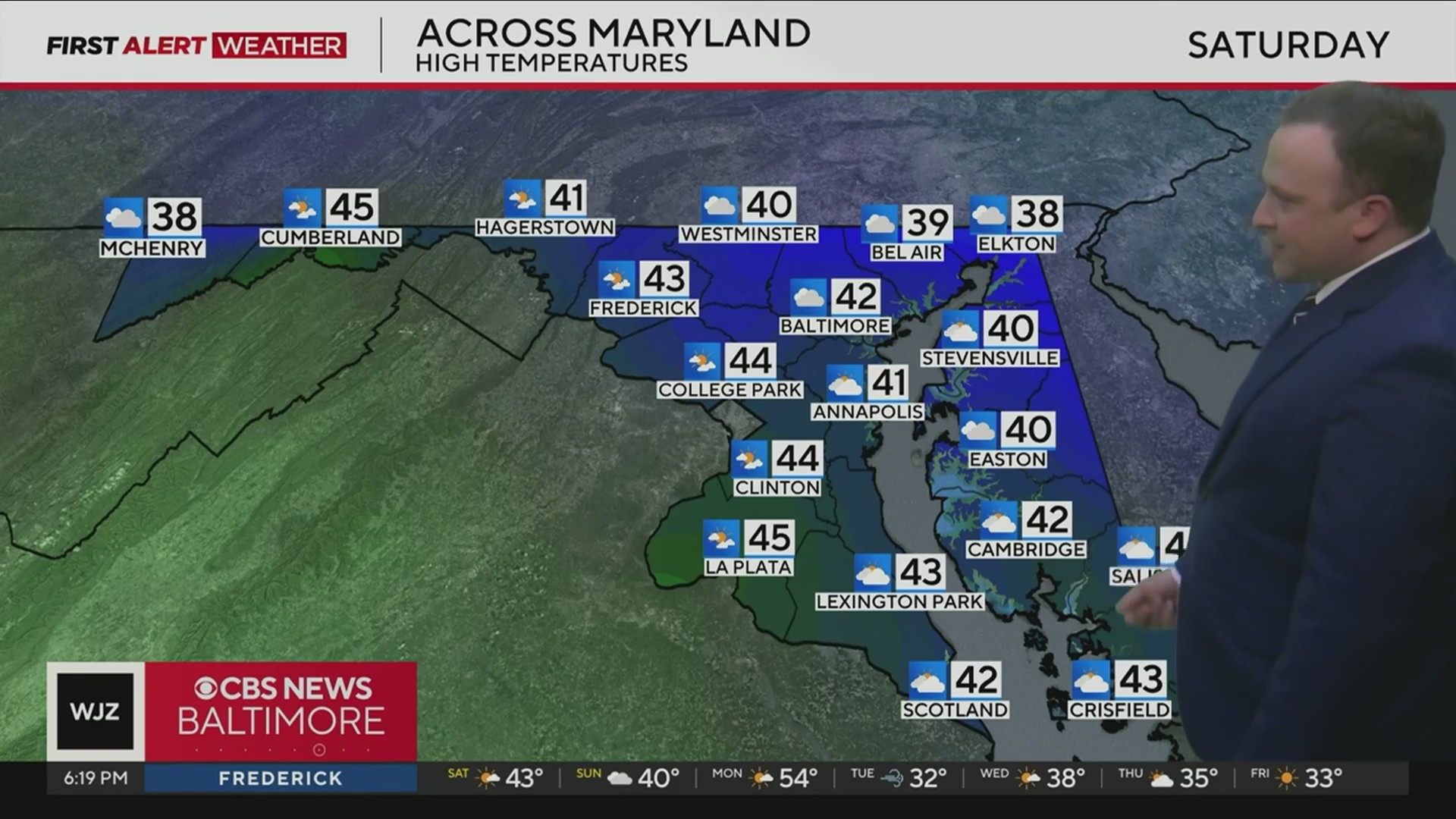 Wintry mix lasts through Friday evening in Maryland