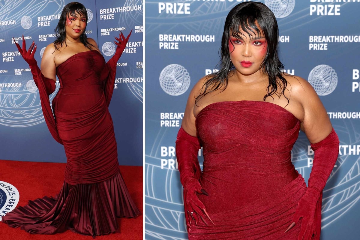 Lizzo rolls out new glam rock era on red carpet of the Oscars of Science