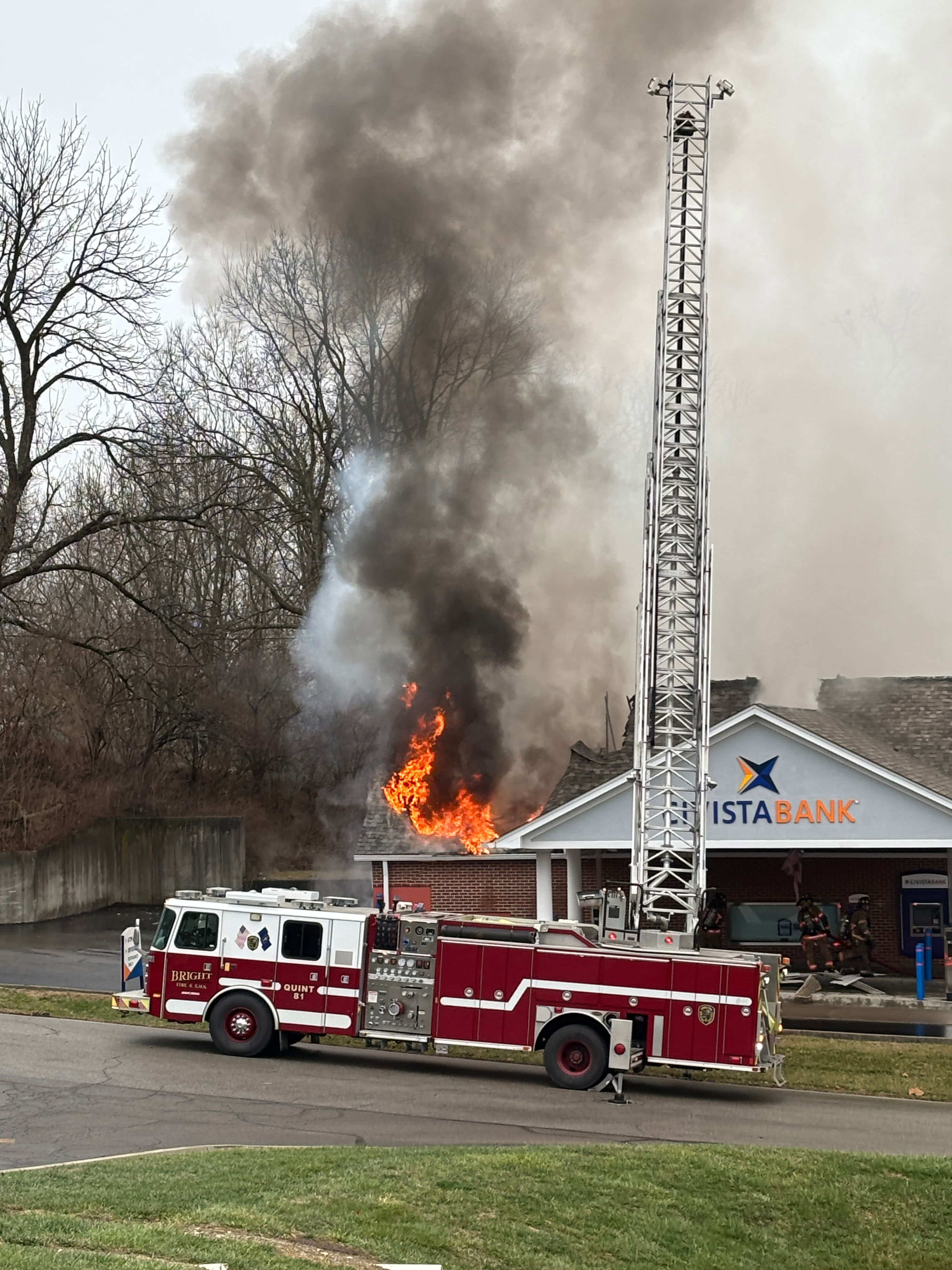 Christmas Day fire damages several Lawrenceburg businesses