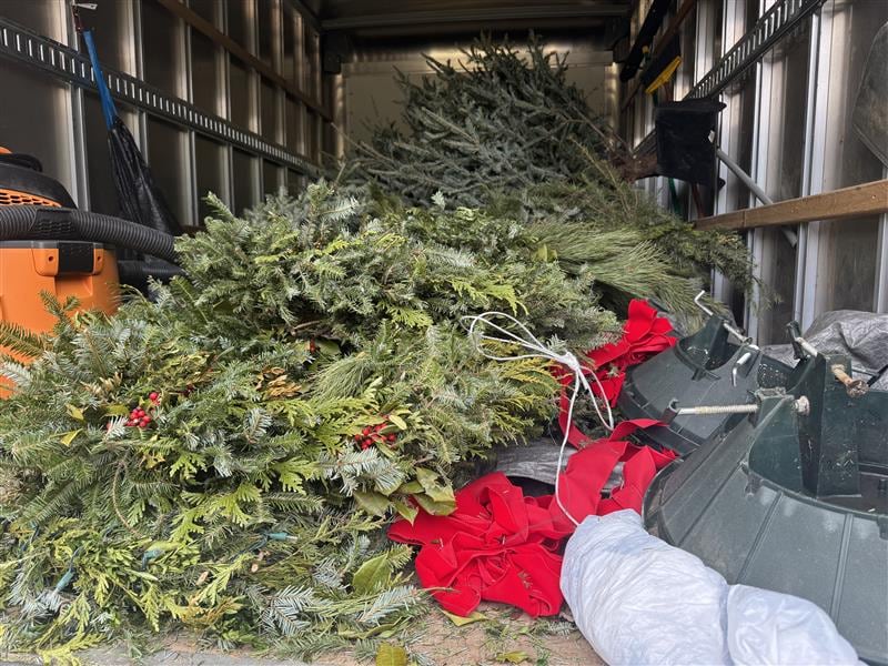 Where to drop off and recycle your Christmas tree