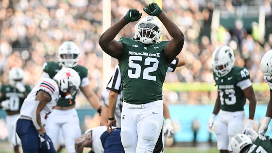 Former Michigan State DL is back in the transfer portal for a 4th time