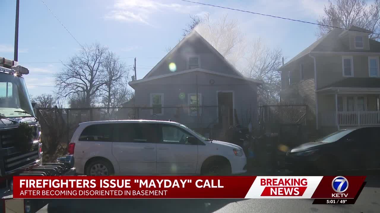 "Mayday" call, firefighters become disoriented in basement during house ...