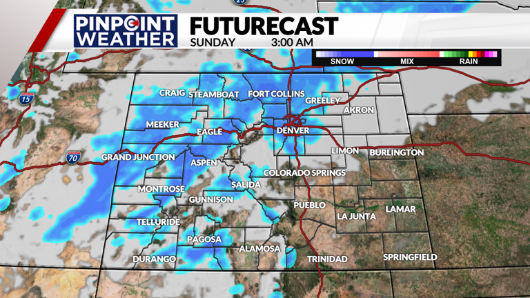 Denver weather: One more mild day before Sunday snow and arctic blast