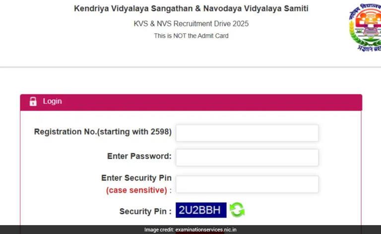 KVS, NVS recruitment 2025: City slip, tier 1 exam schedule out, here's ...
