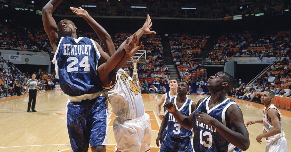 The old Kentucky denim uniforms were actually denim