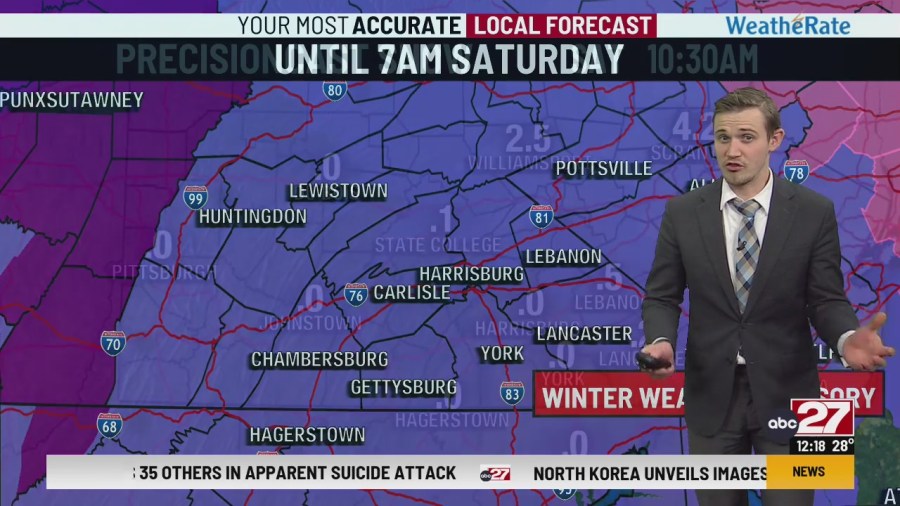 Quiet start to day followed by tricky mix in afternoon and evening