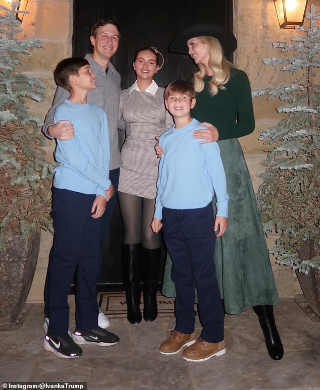 Ivanka Trump hits the slopes in fiery red outfit as she shares glimpse ...