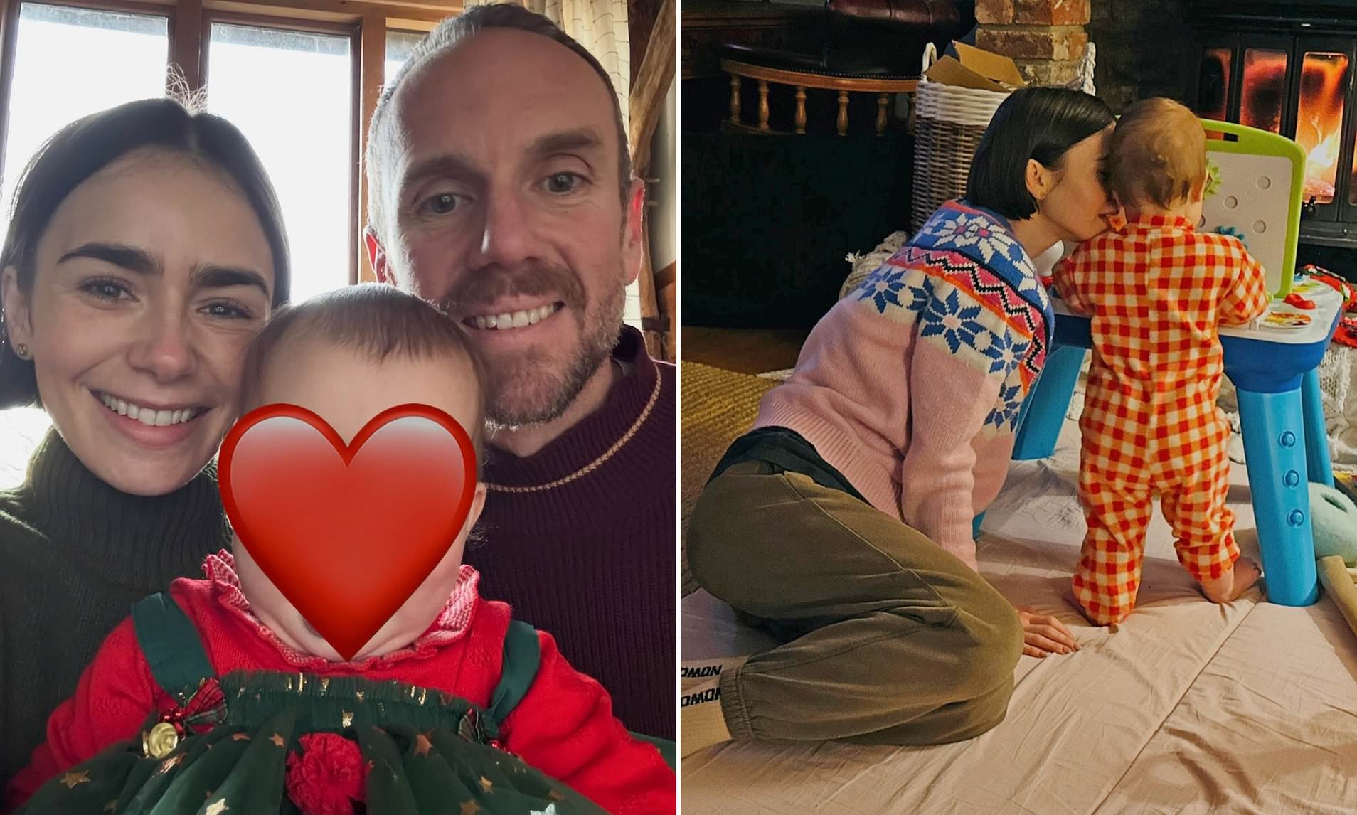 Lily Collins shares rare snaps of her baby daughter Tove as the family ...