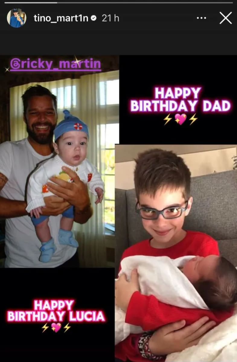 Ricky Martin’s ex reacts to the singer’s birthday