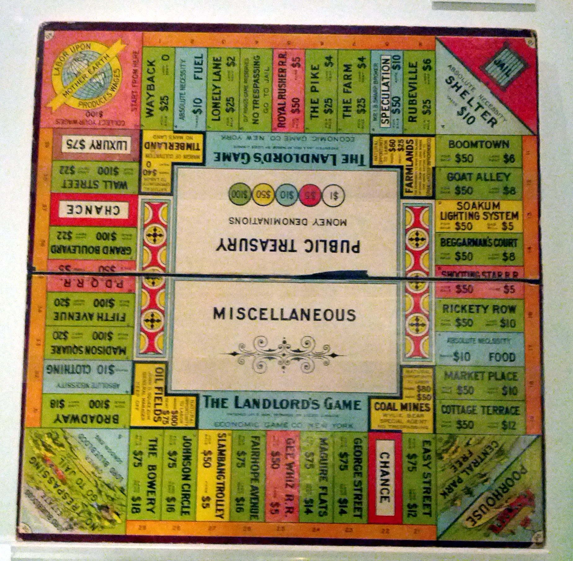 Trivia about the Monopoly board game
