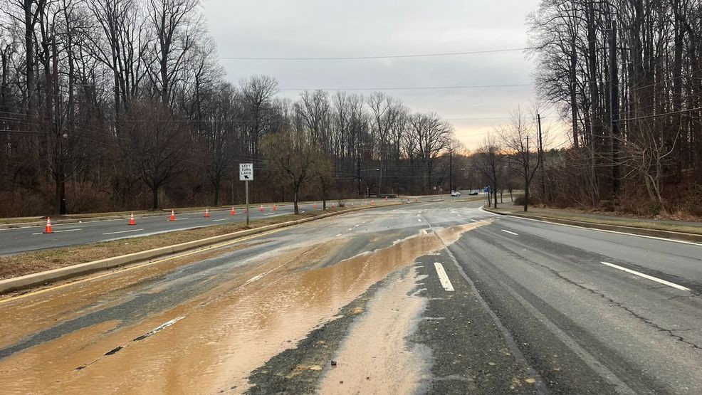 Water main break shuts down Route 355 in Montgomery County as overnight ...