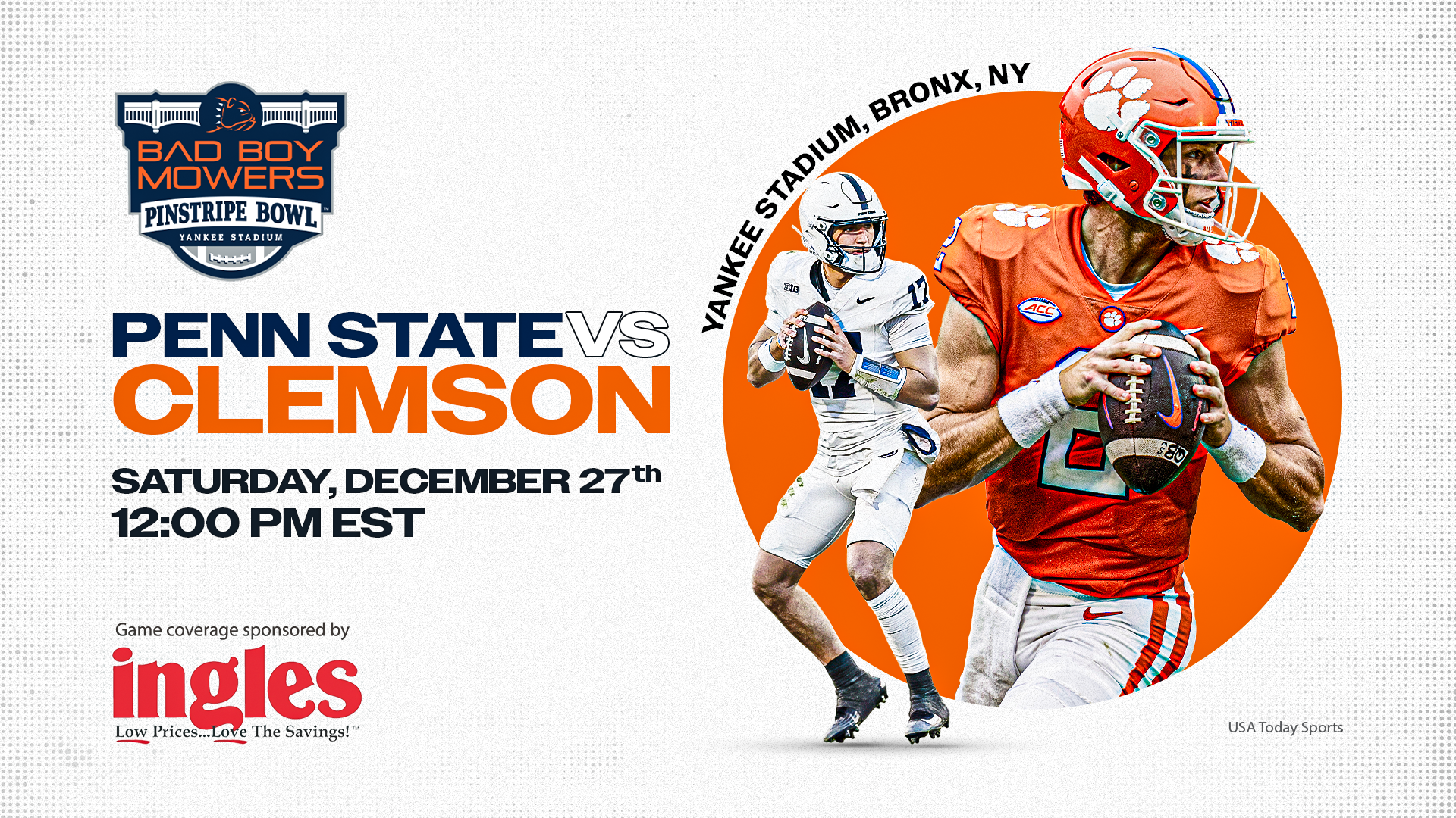 Updated betting lines one day out of Clemson vs. Penn State 2025