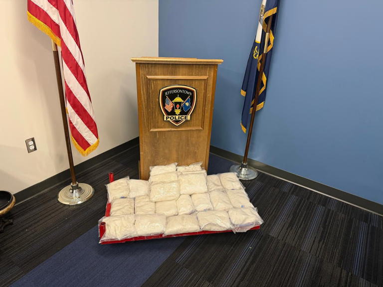 Police seize 55 pounds of meth wrapped as Christmas presents in ...