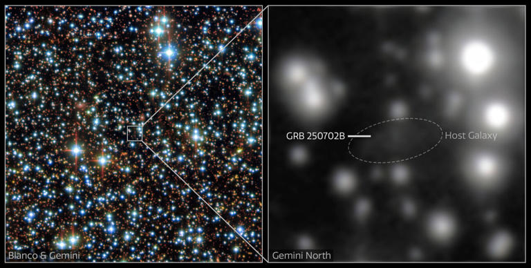 Gemini and Blanco telescopes unlock clues to origin of longest gamma ...