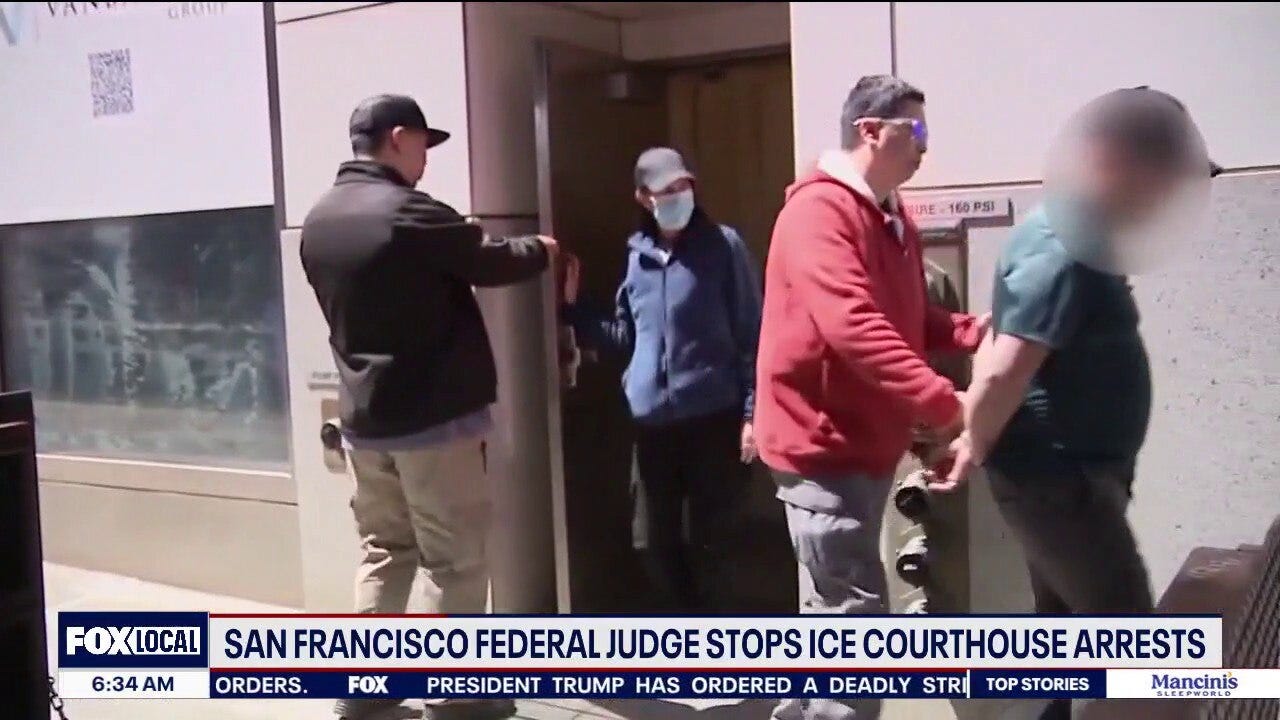 Judge orders halt on ICE courthouse arrests in Northern California
