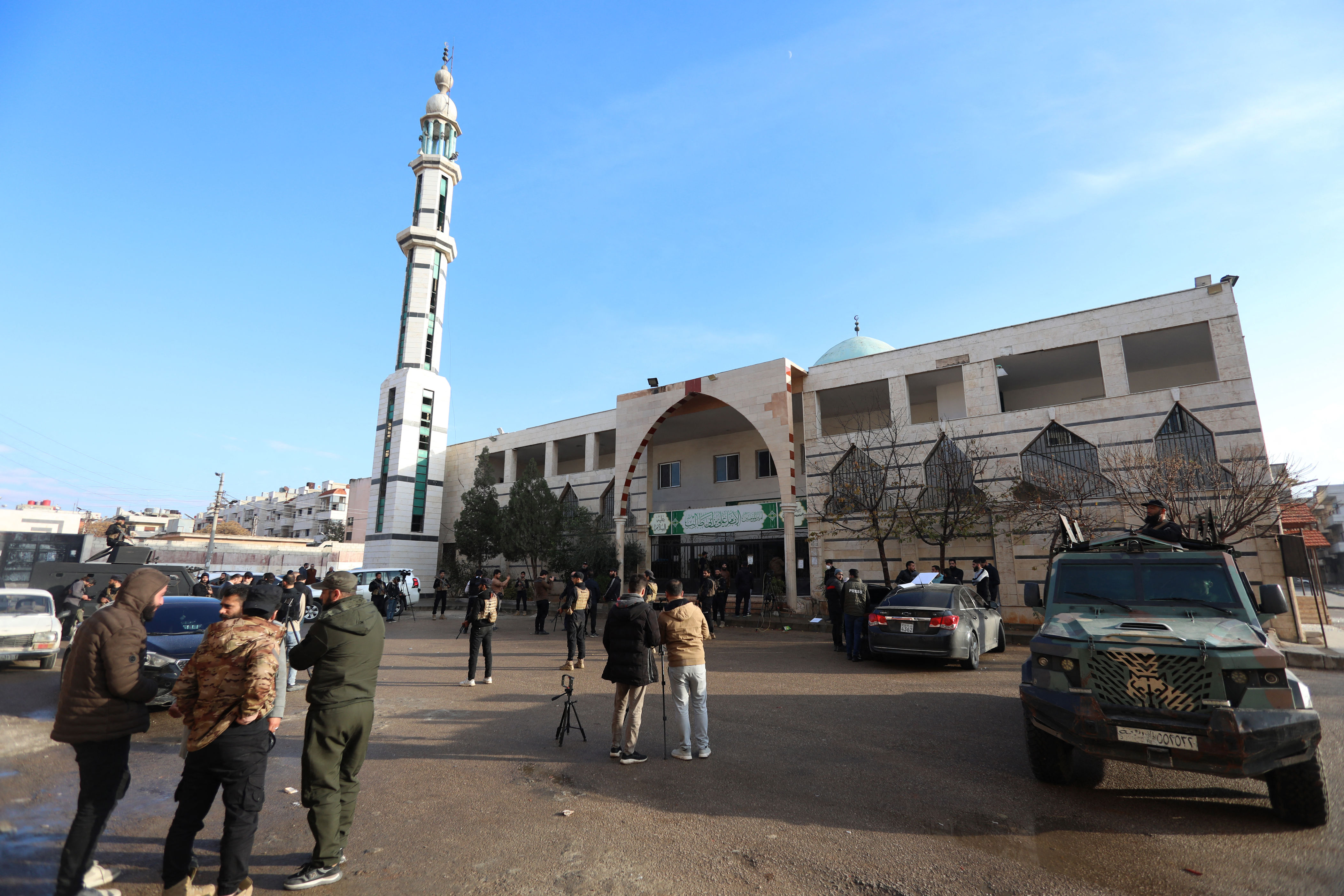 Explosion at mosque in Syria’s Homs kills at least eight people