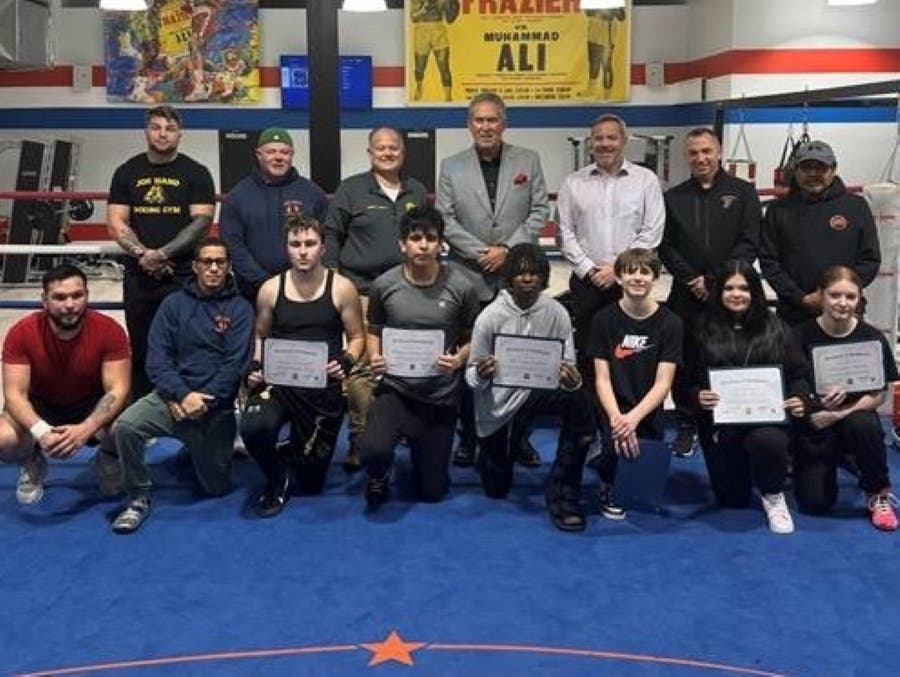 Police Athletic League graduates first youth boxing class in Bucks