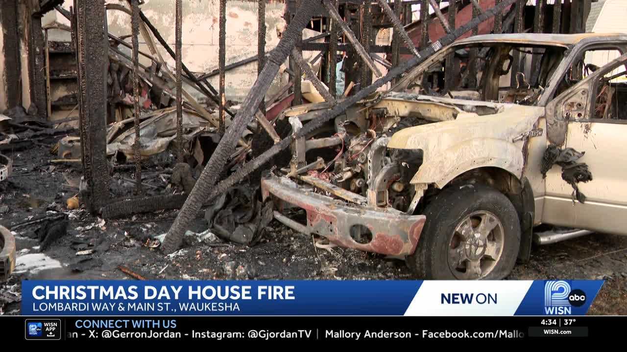 Waukesha family rebuilds after Christmas Day fire destroys home