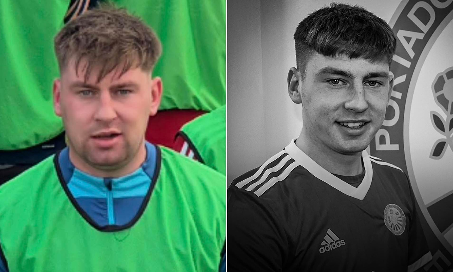 'Devastated' team mates pay tribute to footballer, 23, after he died in ...