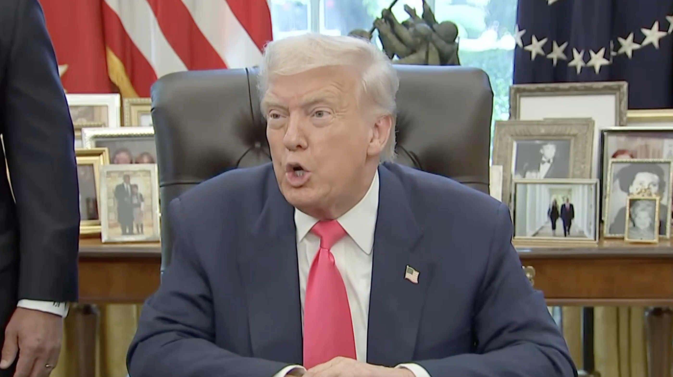 'They're paying us for everything': Trump takes victory lap, celebrates ...