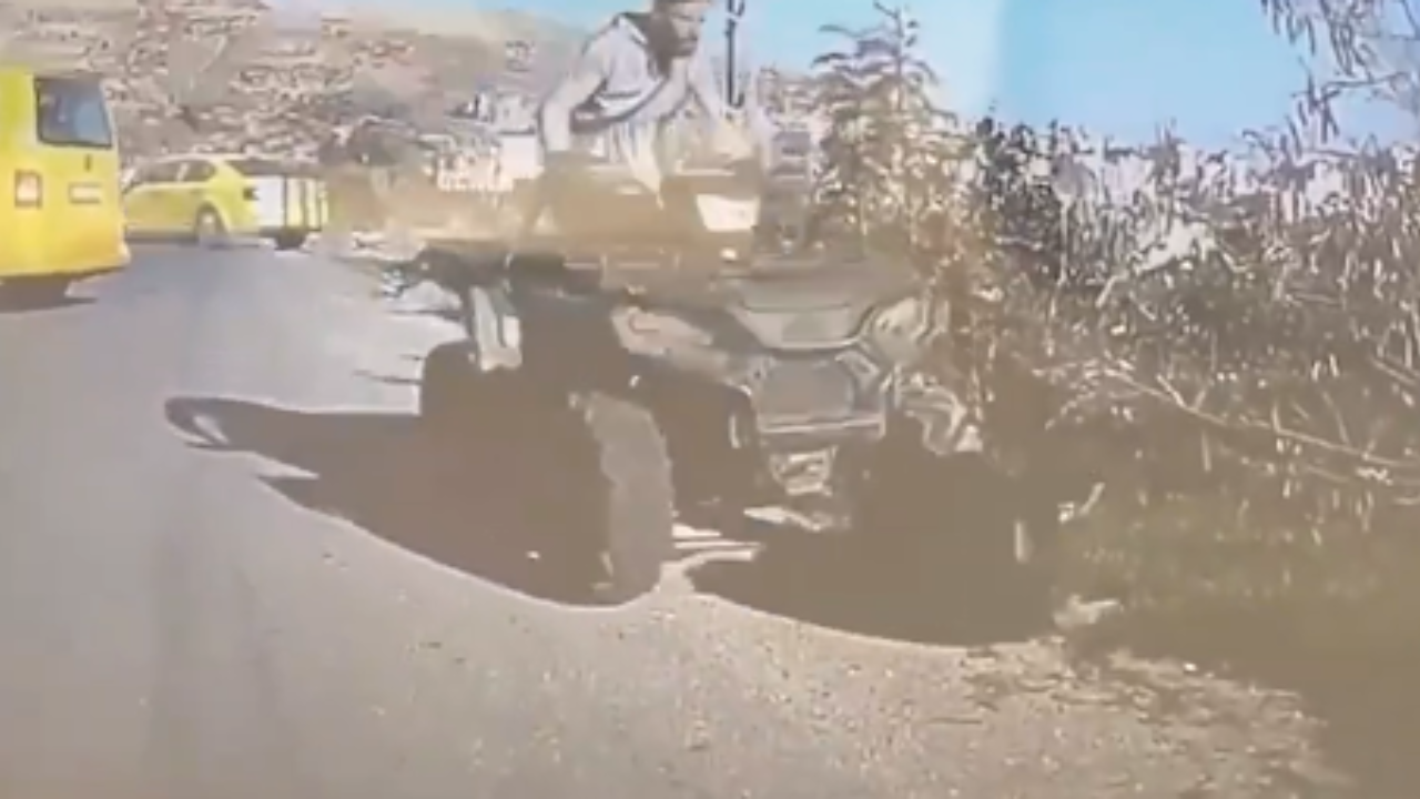 Video: Israeli settler drives ATV into Palestinian kneeling for prayer ...