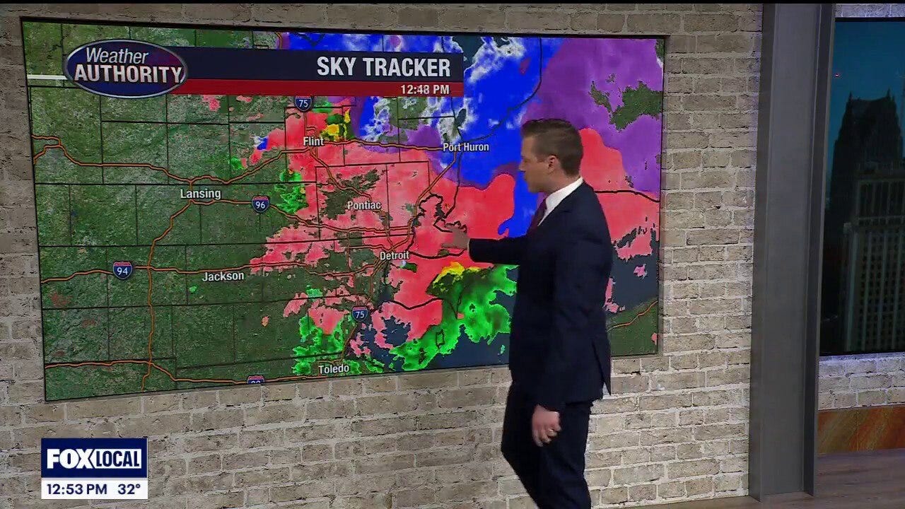 Winter weather gradually moving out