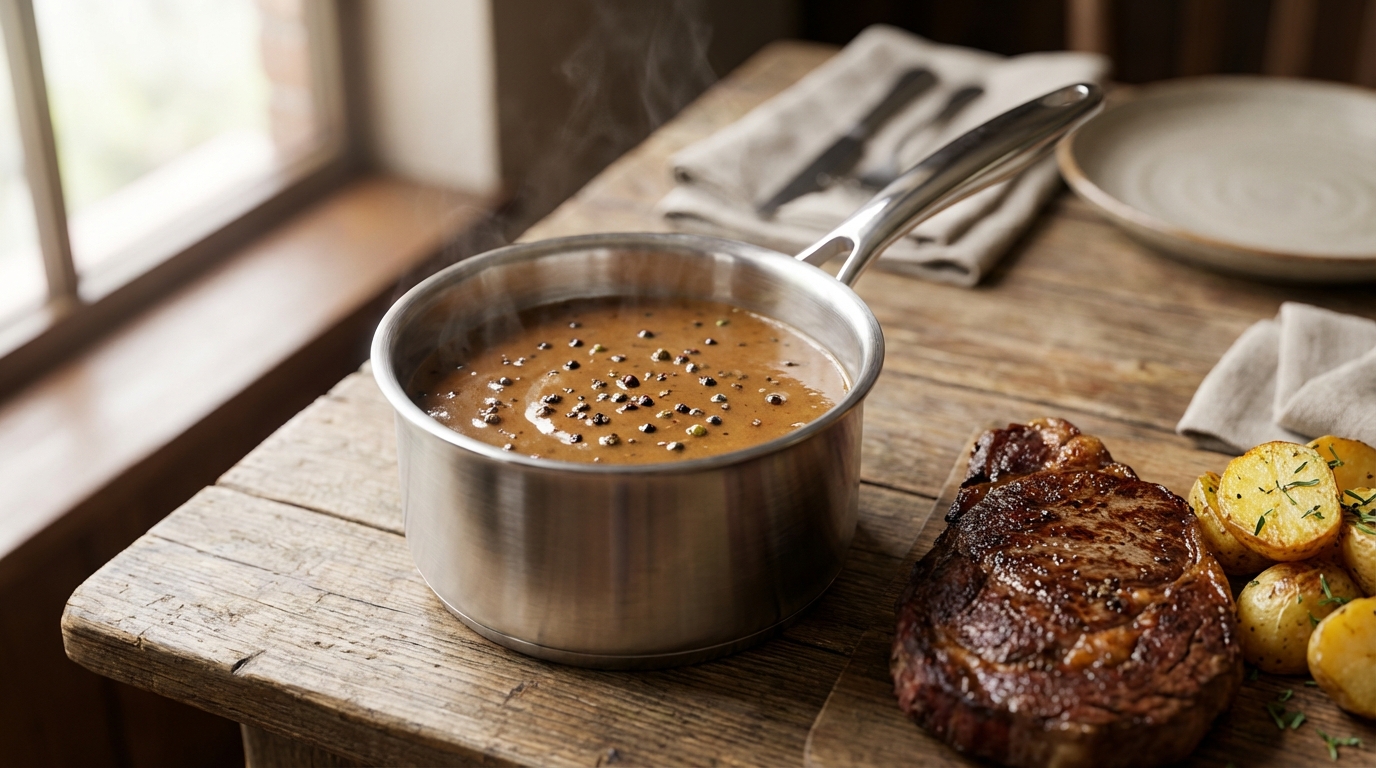Voici la sauce au poivre ultra simple façon bistrot qui sauve vos ...