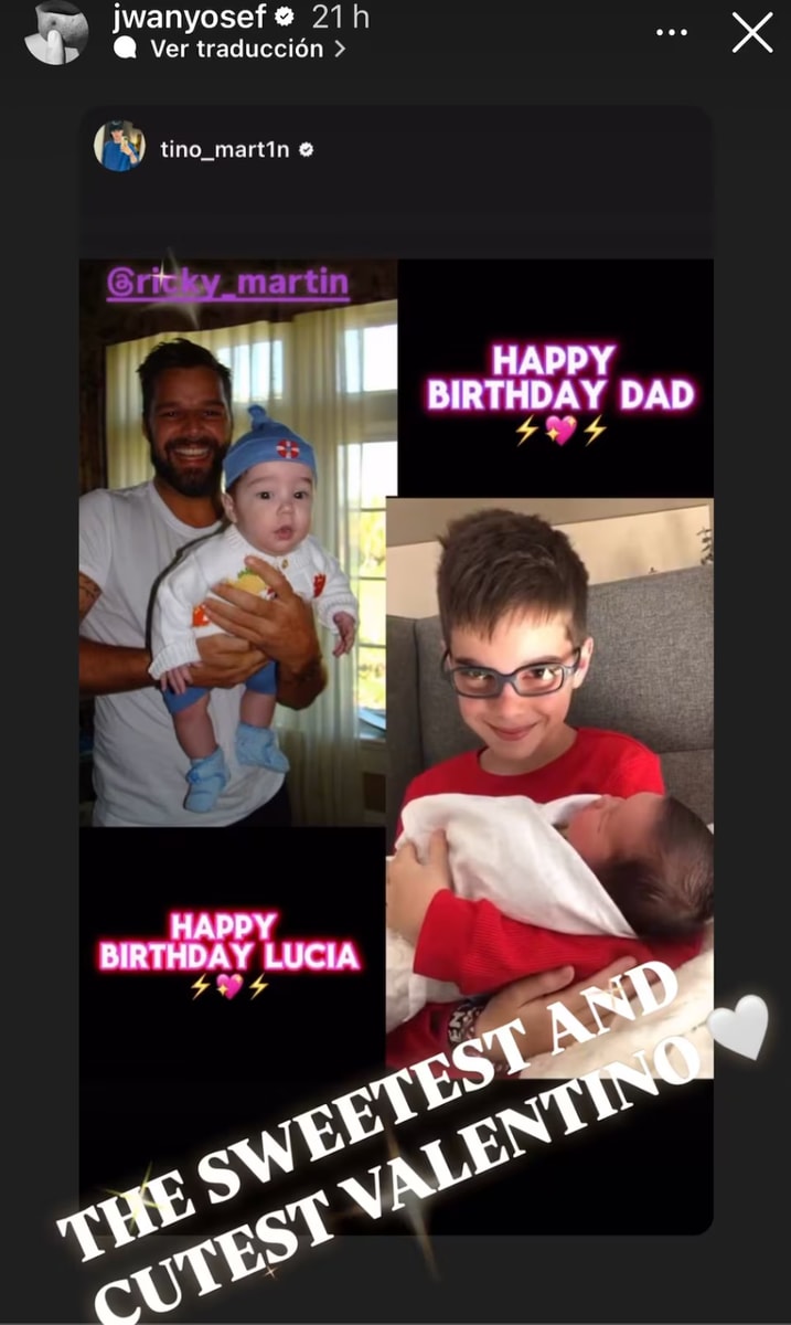 Ricky Martin’s ex reacts to the singer’s birthday