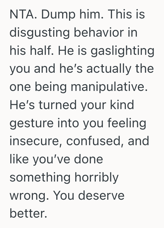 Girlfriend tried to buy her boyfriend a nice birthday gift, but instead ...