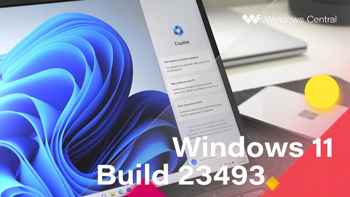 Windows 11 build 23493 - Windows Copilot, Settings Home, File Explorer ...