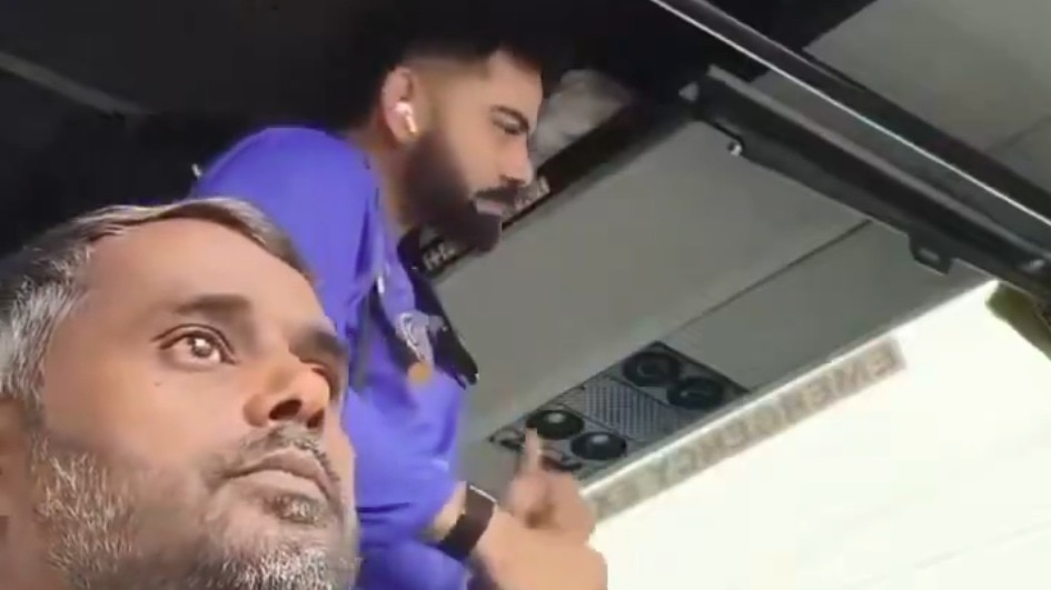 Watch: Bus driver uses hilarious technique to record Virat Kohli, video ...