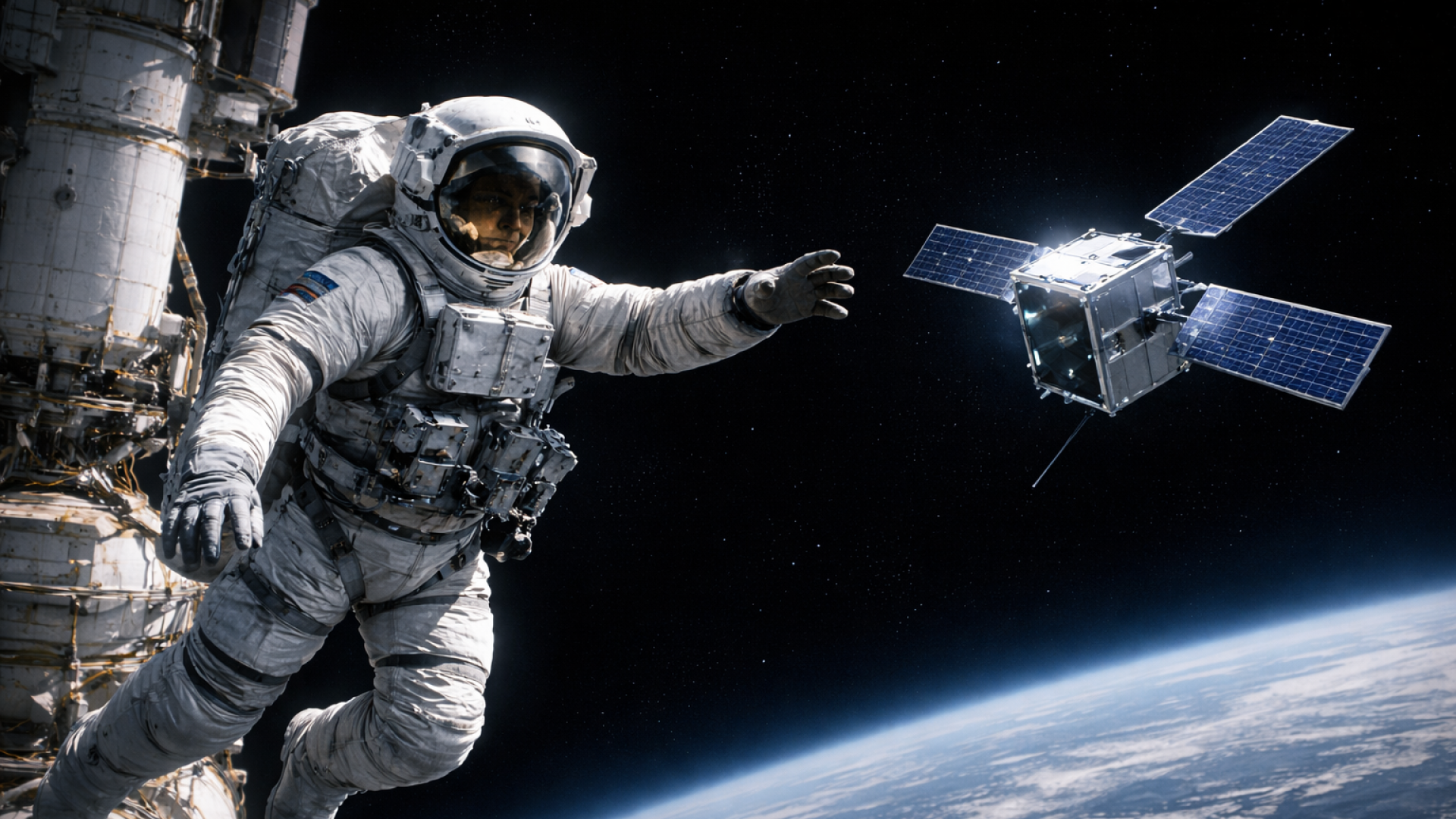 The day a spacewalking cosmonaut threw a satellite into orbit by hand ...
