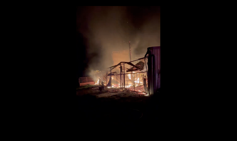 5 animals dead after SLO County barn goes up in flames in early morning ...