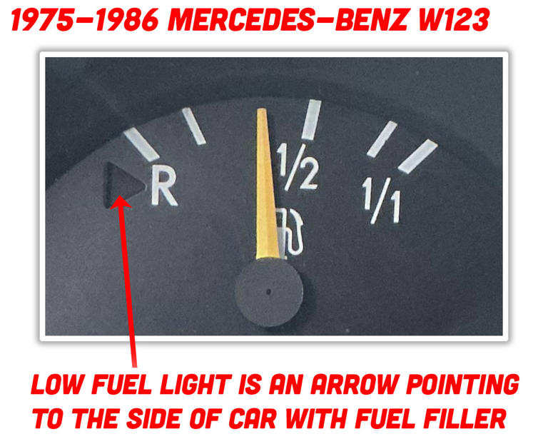 RIP the guy who put the little arrow on your fuel gauge though I think ...
