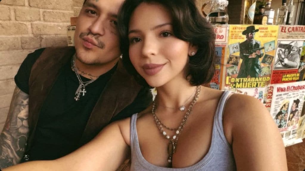 Ángela Aguilar y Christian Nodal derrochan miel al iniciar el año de su ...