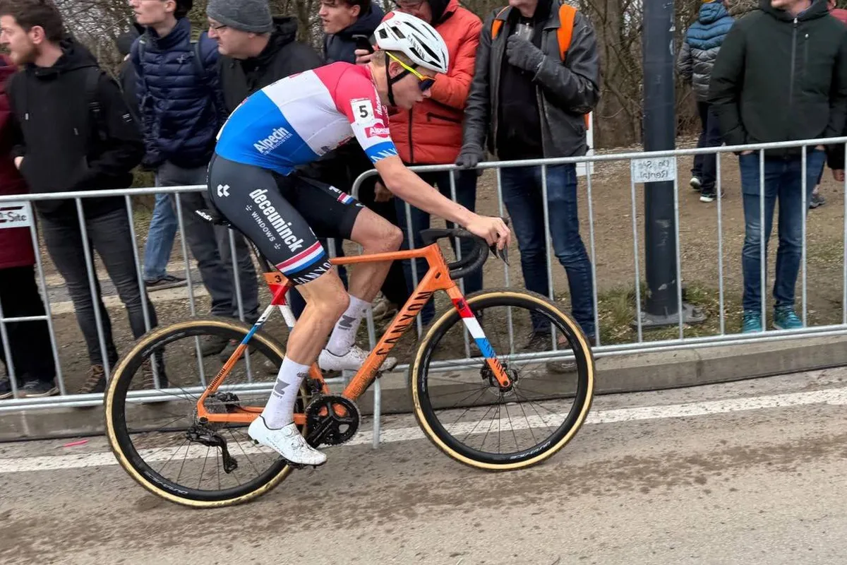 'Mathieu is vooral een heel leuke ploegmaat', lacht Del Grosso, die ...