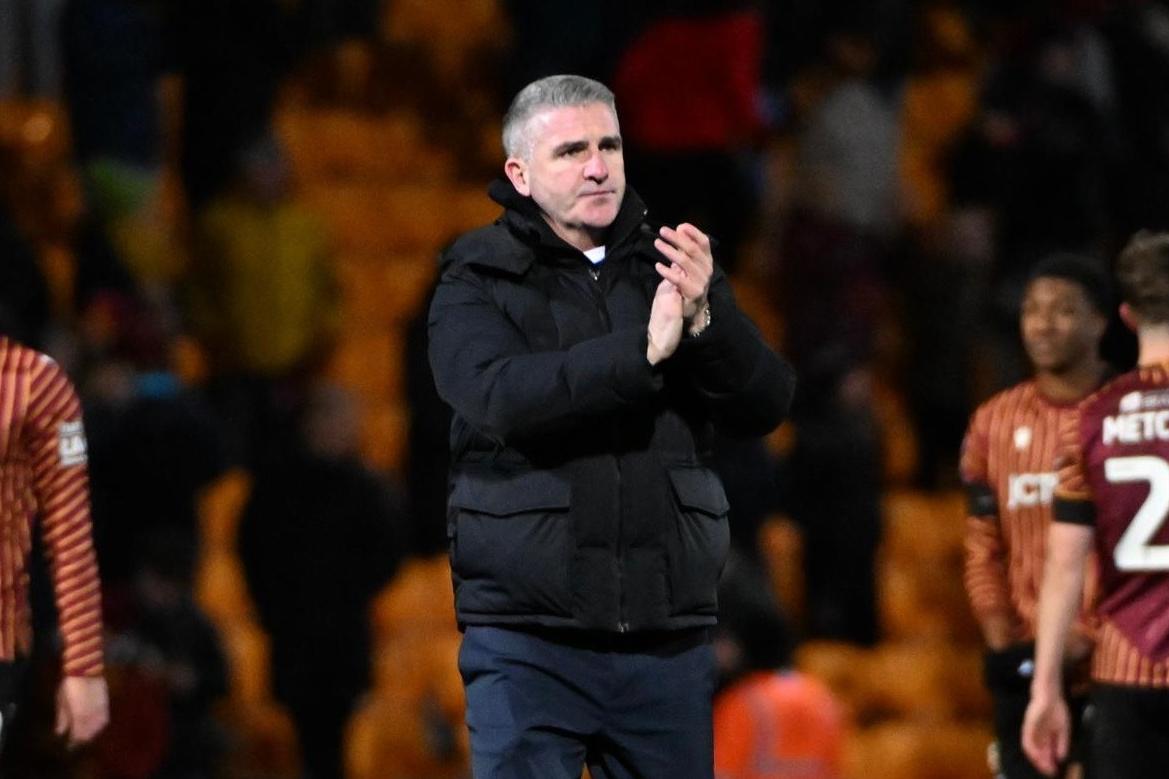 Wigan Athletic chief reacts to last-gasp Bradford City blow - 'I'll ...