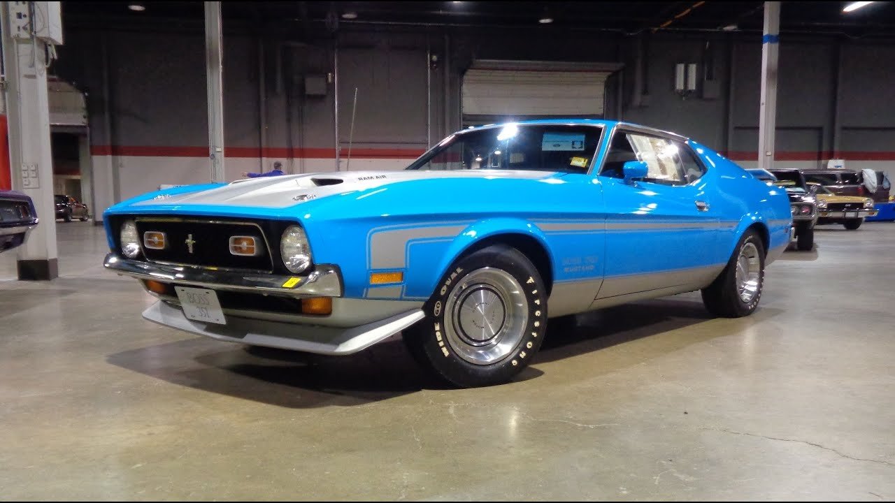 Muscle car dreams: 1971 Ford Boss Mustang