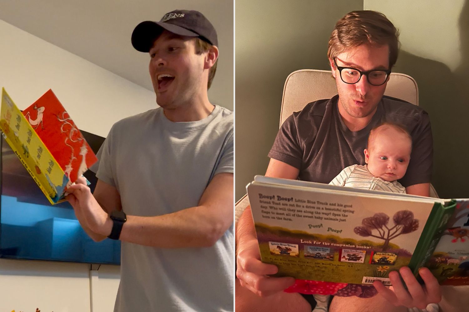 Desperate to make his baby smile, dad shares unconventional approach to ...