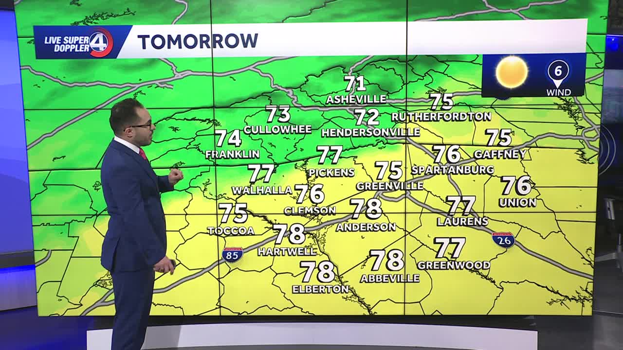 Tracking rain chances