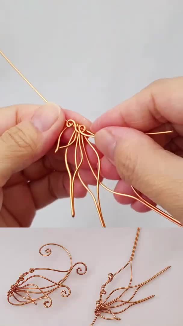 Play with wire | Angel wings | Fairy wings | Earcuff | Elf ear ...