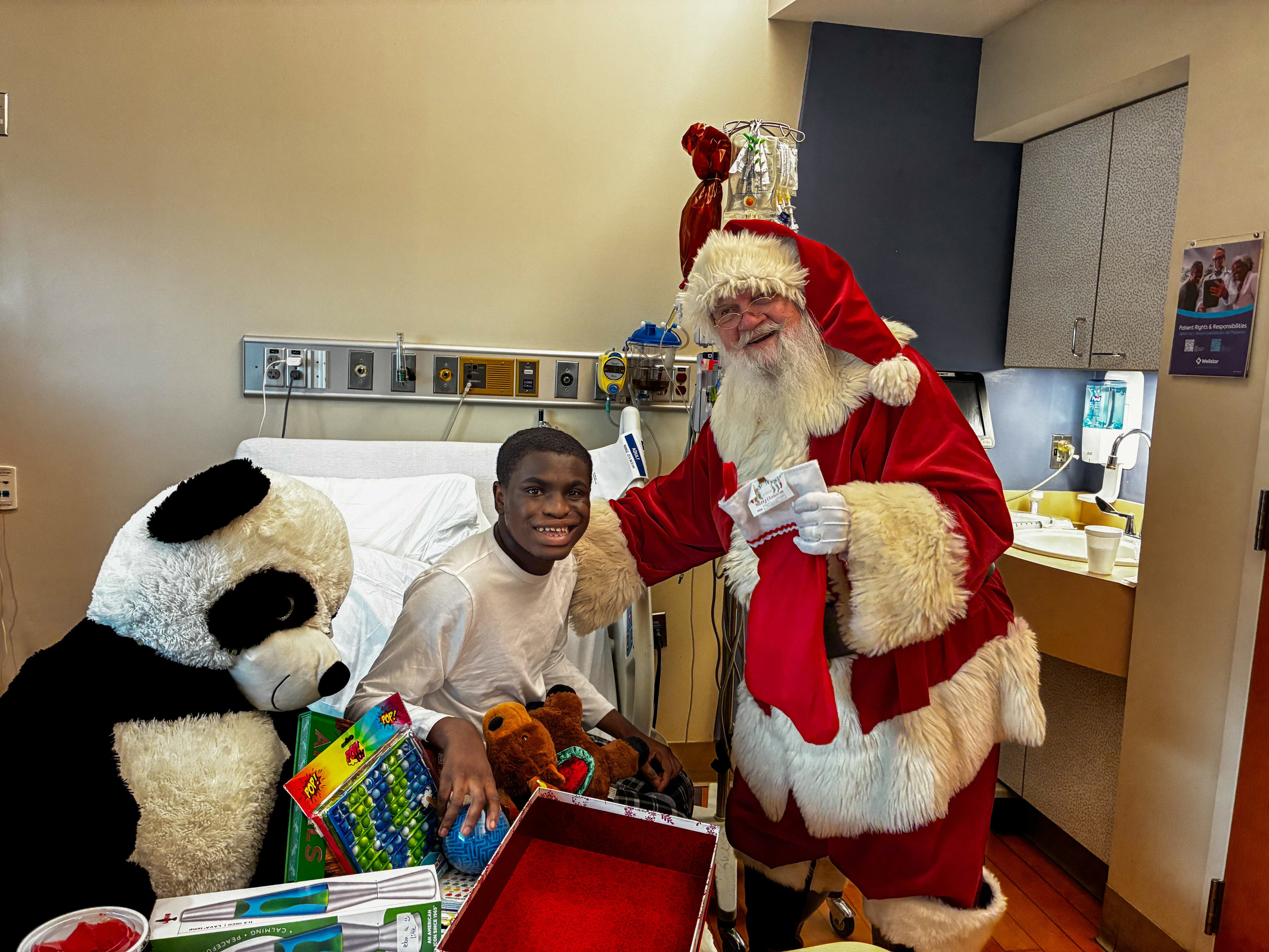 Santa makes special visit to Wellstar Children’s Hospital of Georgia