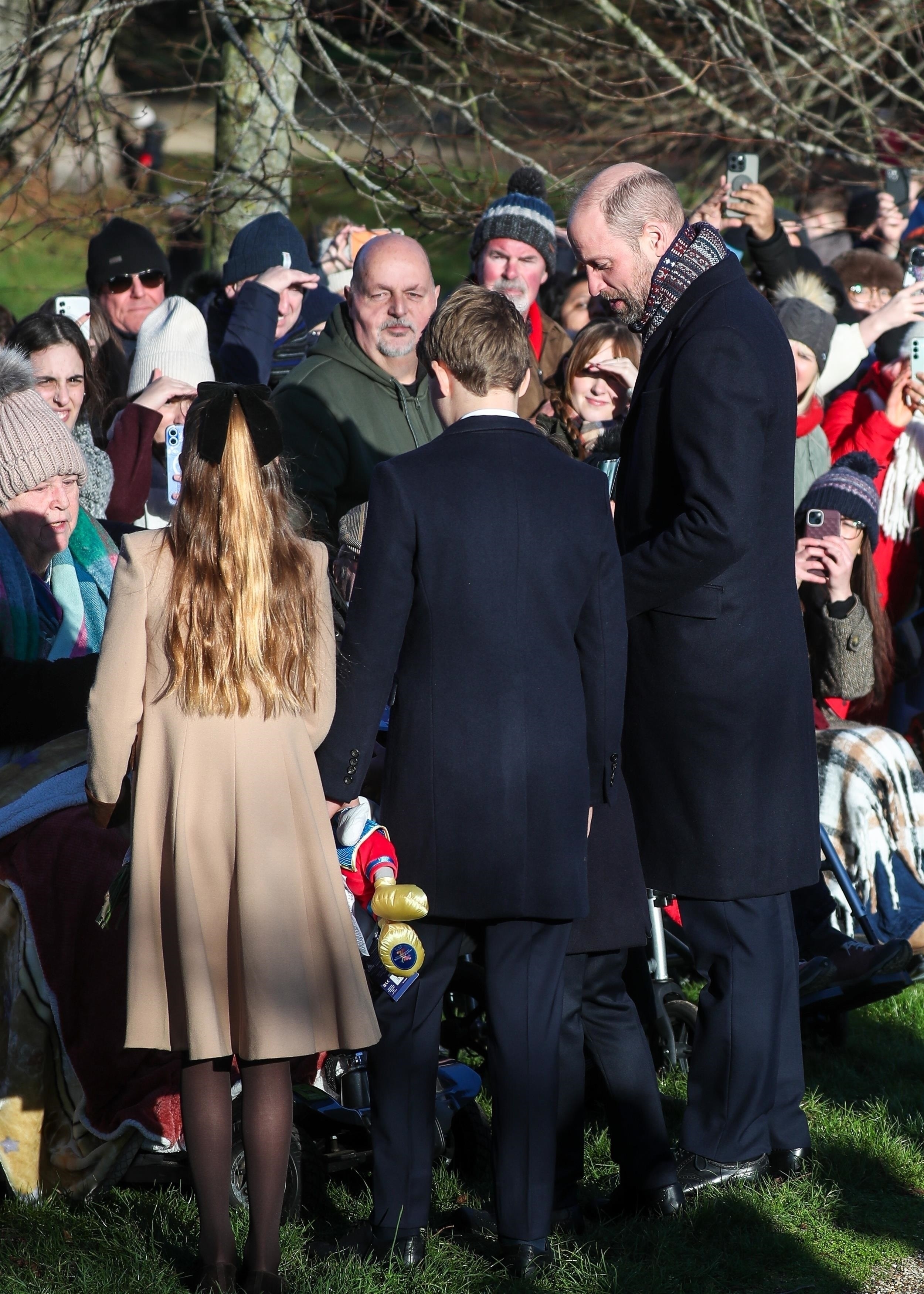 Princess Charlotte, 10, poses for fan selfies during Christmas Day walk ...