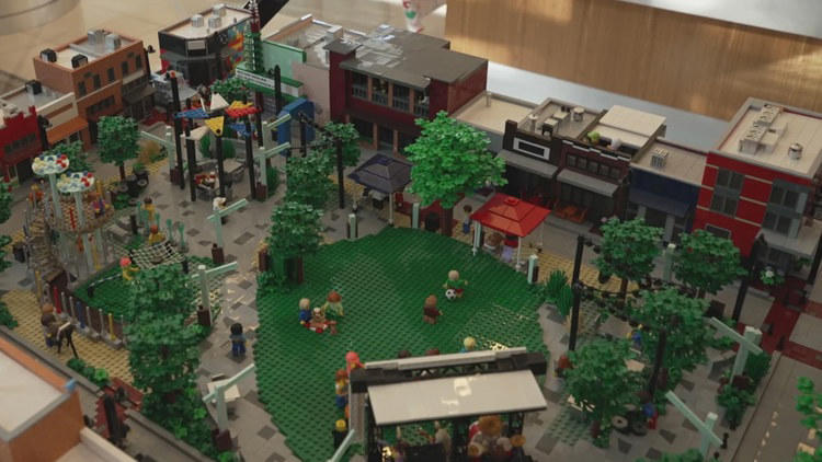 Lego model of downtown Garland reflects one detective’s love for his city